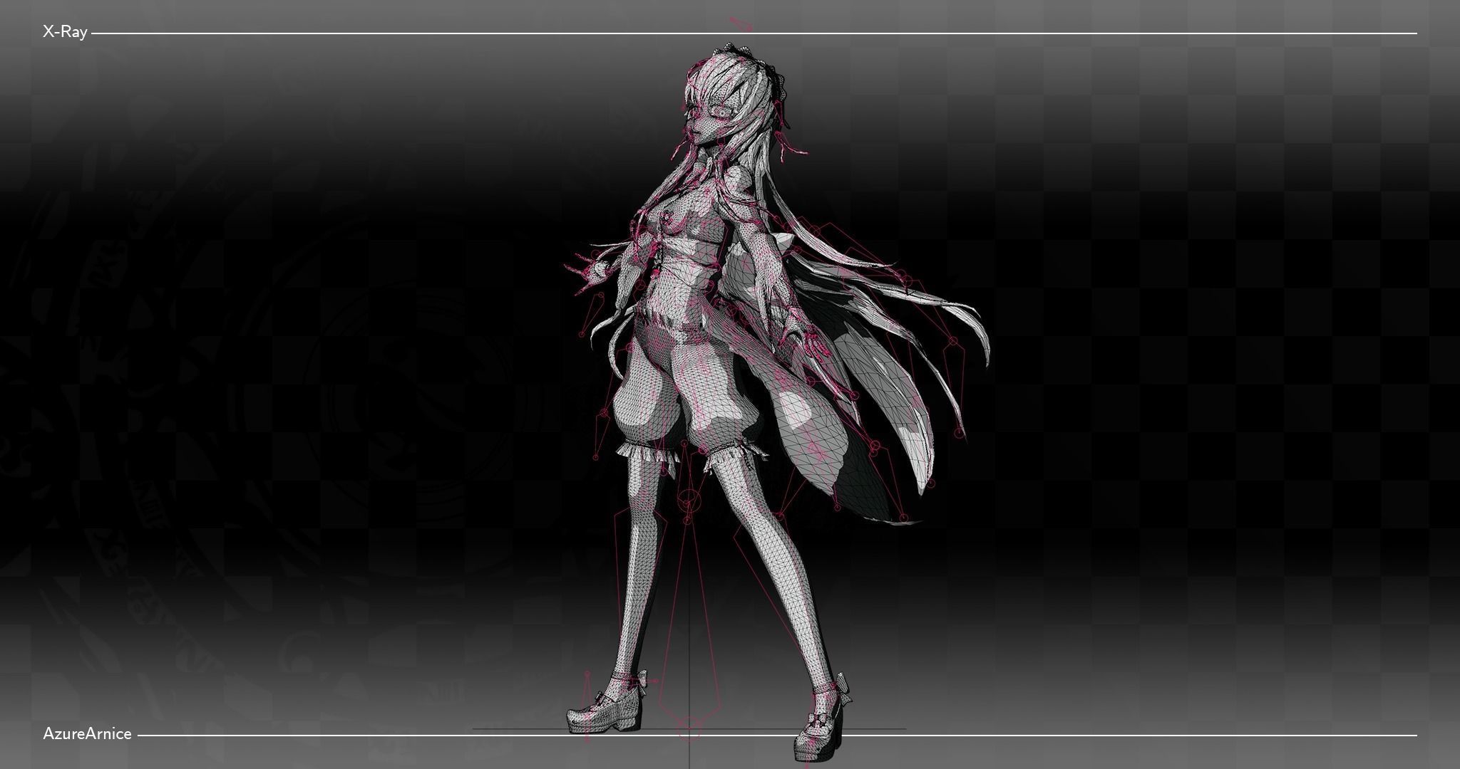 3d Model Highschool Dxd Ophis Mmd Model Vr Ar Low Poly Cgtrader