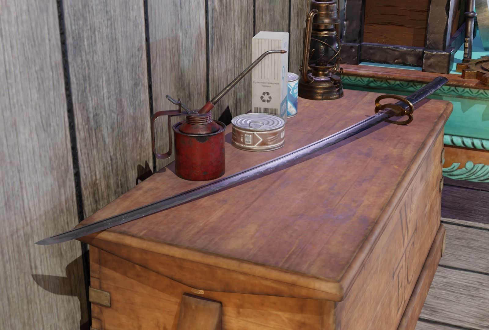 3D model Kaneshige Japanese Katana - FBX 2K VR / AR / low-poly | CGTrader