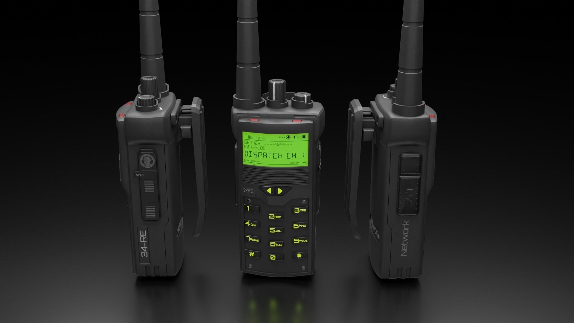 3D model Walkie Talkie 3D VR / AR / low-poly | CGTrader