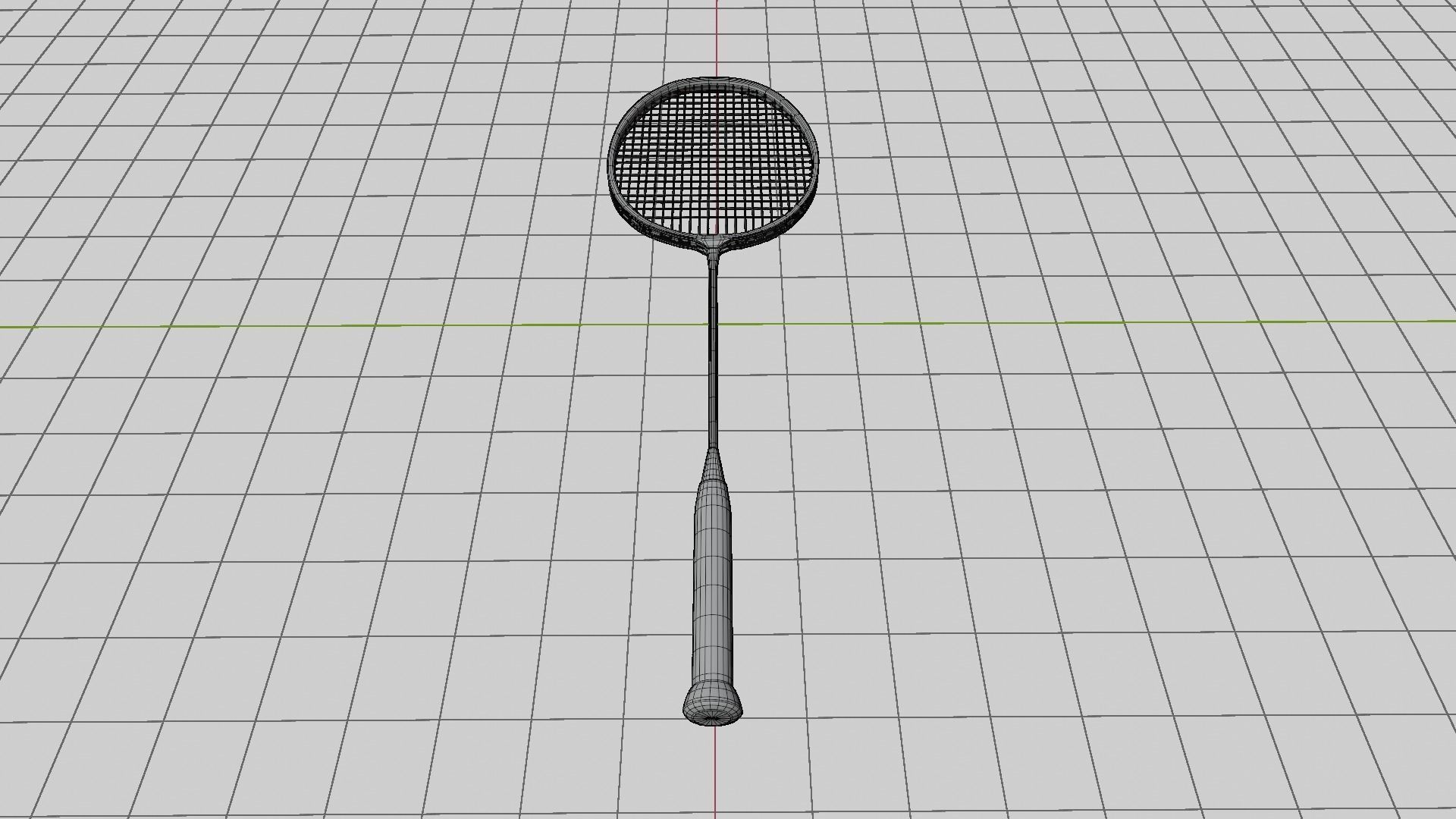 Badminton Racket 3D model | CGTrader