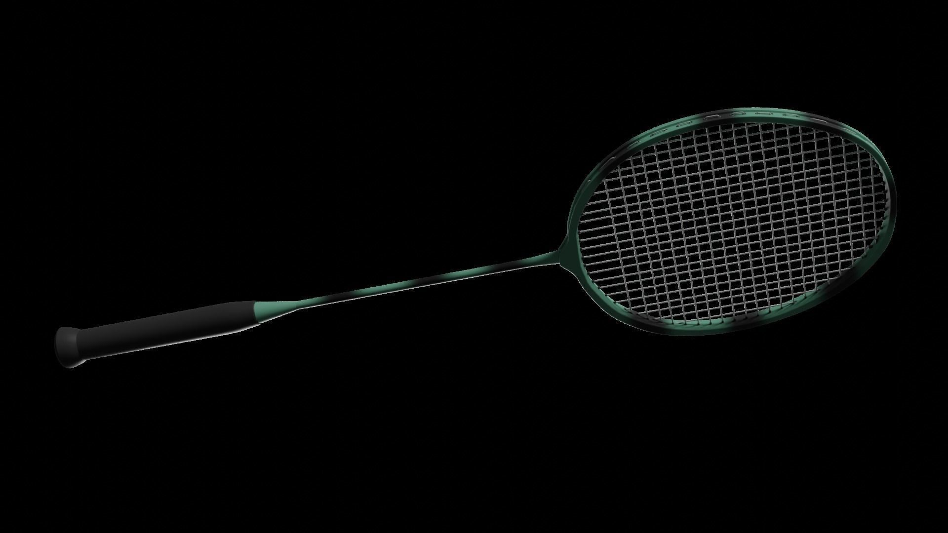 Badminton Racket 3D model | CGTrader