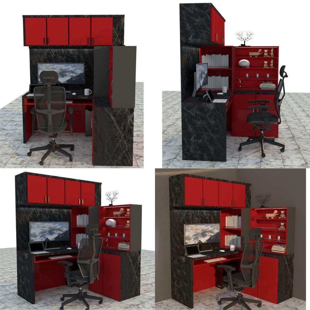 independence study table 3D model 3D printable | CGTrader