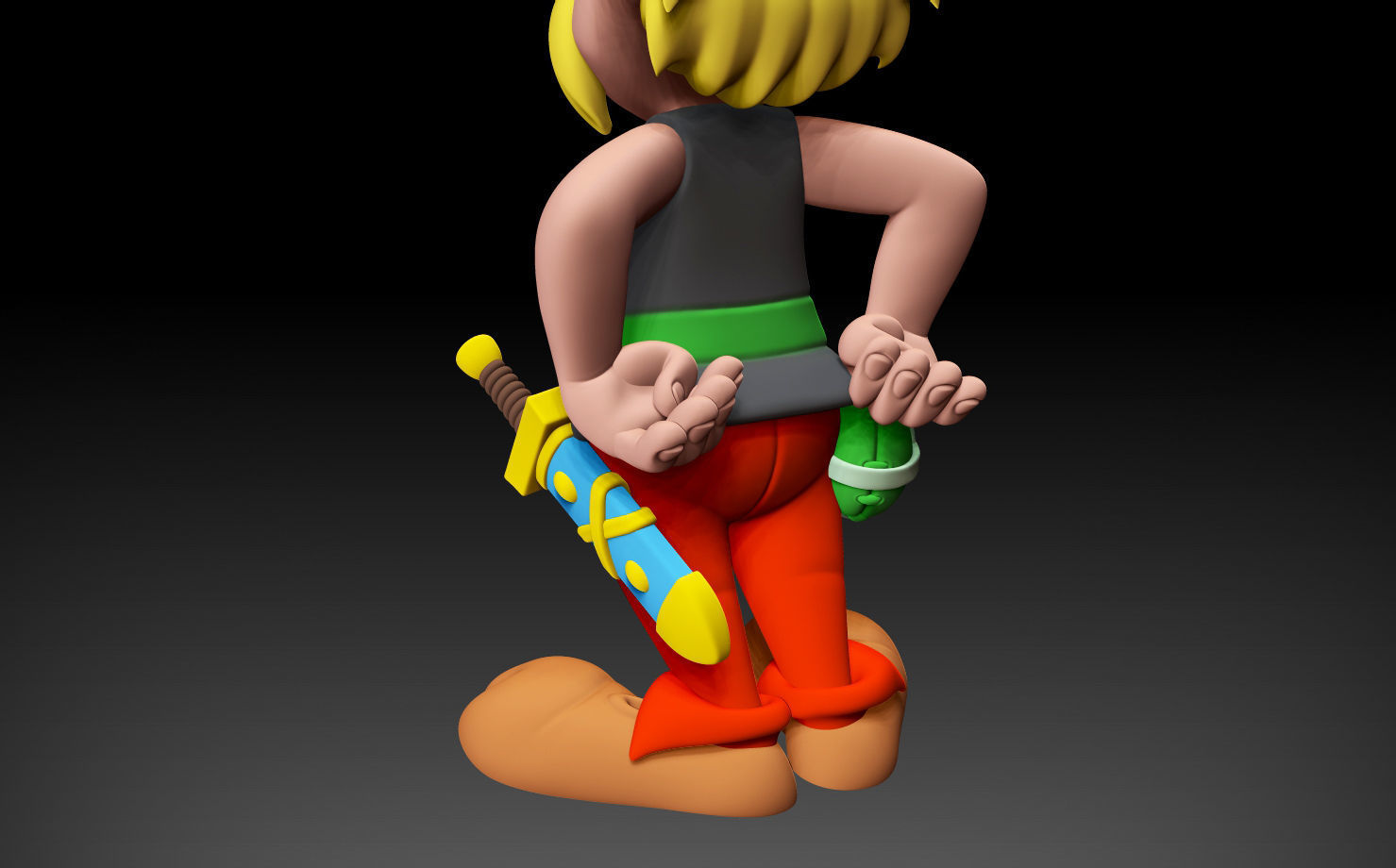 Asterix 3D model 3D printable | CGTrader
