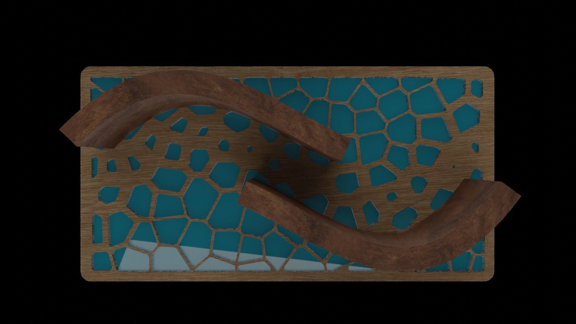 Organic Pattern Three Dining tables 3D model | CGTrader