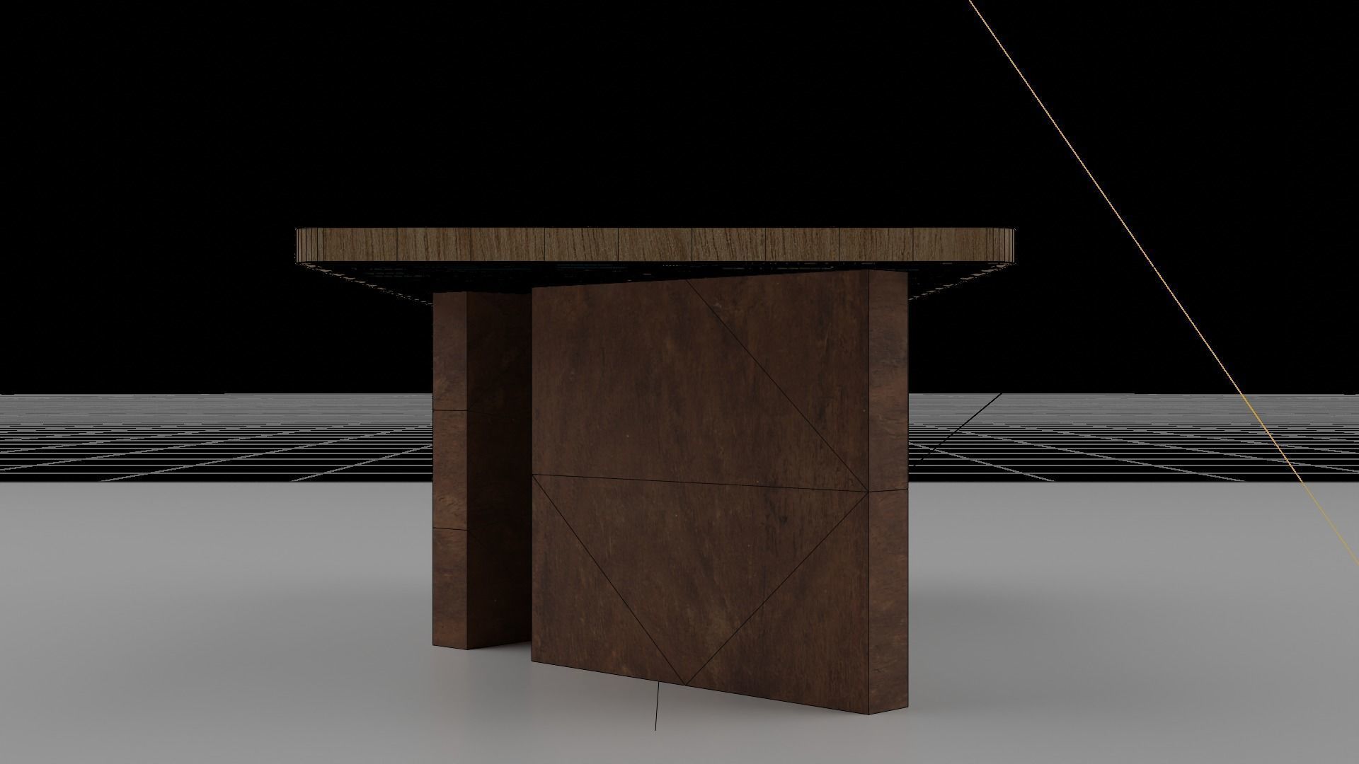 Organic Pattern Three Dining tables 3D model | CGTrader