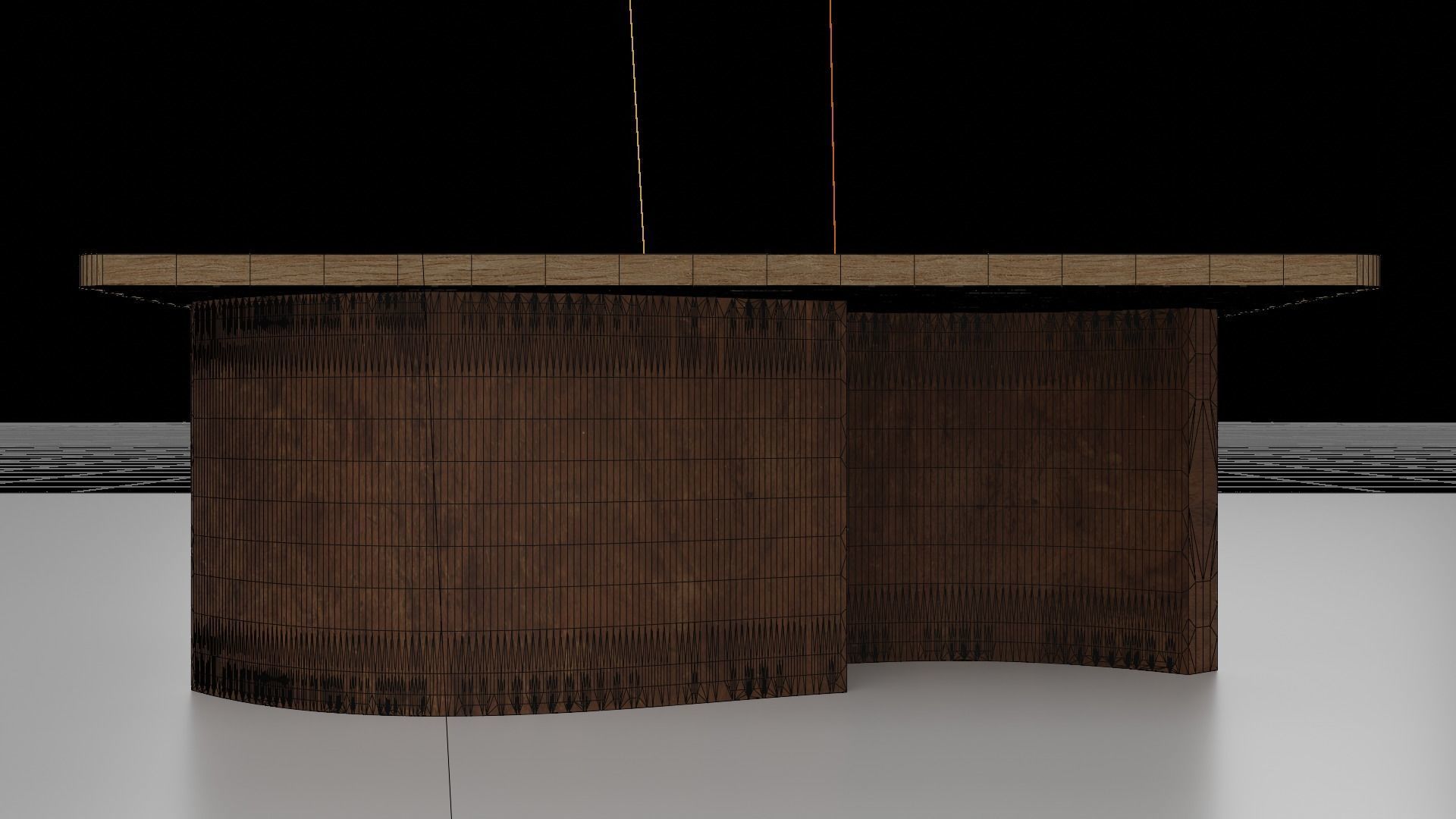 Organic Pattern Three Dining tables 3D model | CGTrader