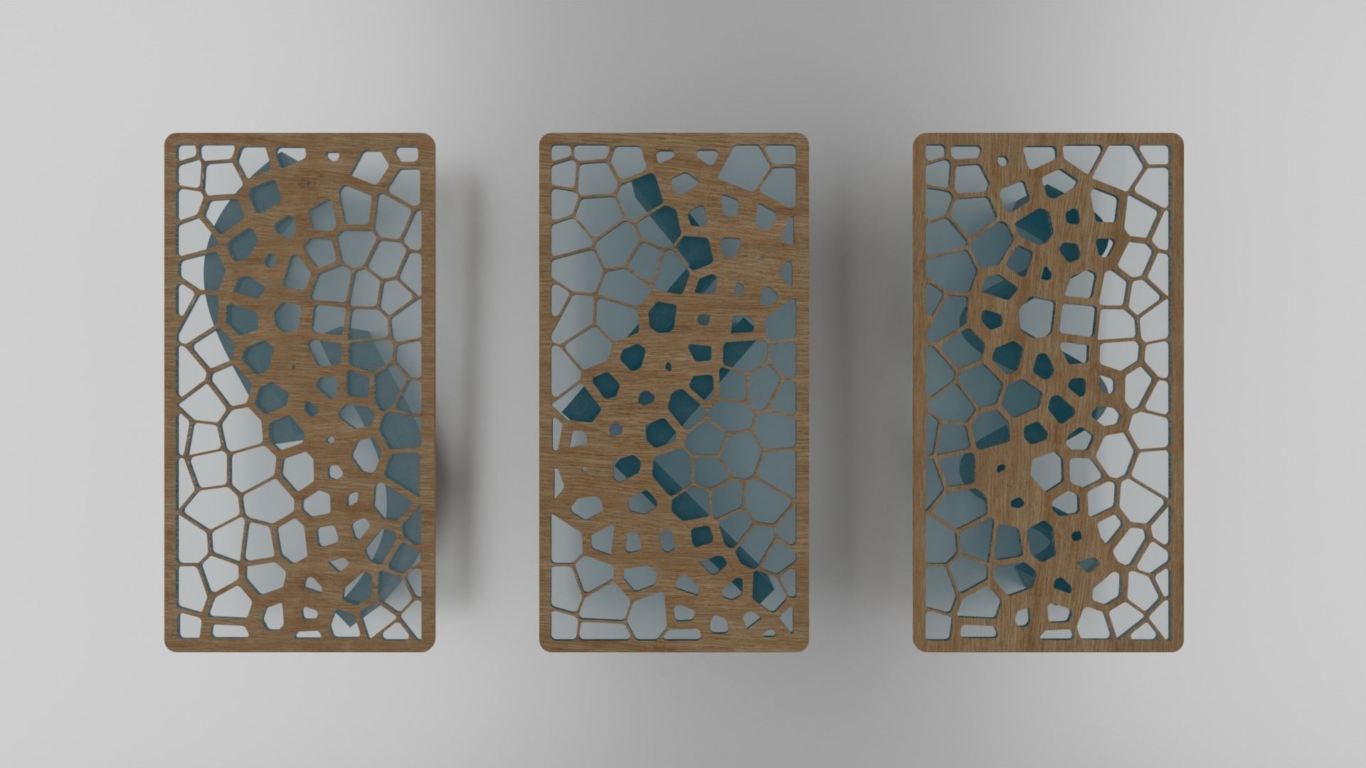 Organic Pattern Three Dining tables 3D model | CGTrader