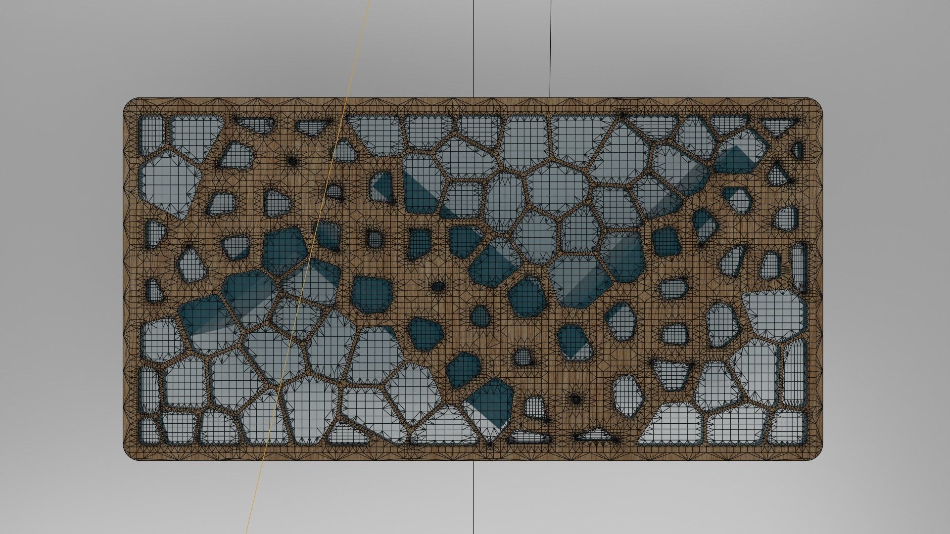 Organic Pattern Three Dining tables 3D model | CGTrader