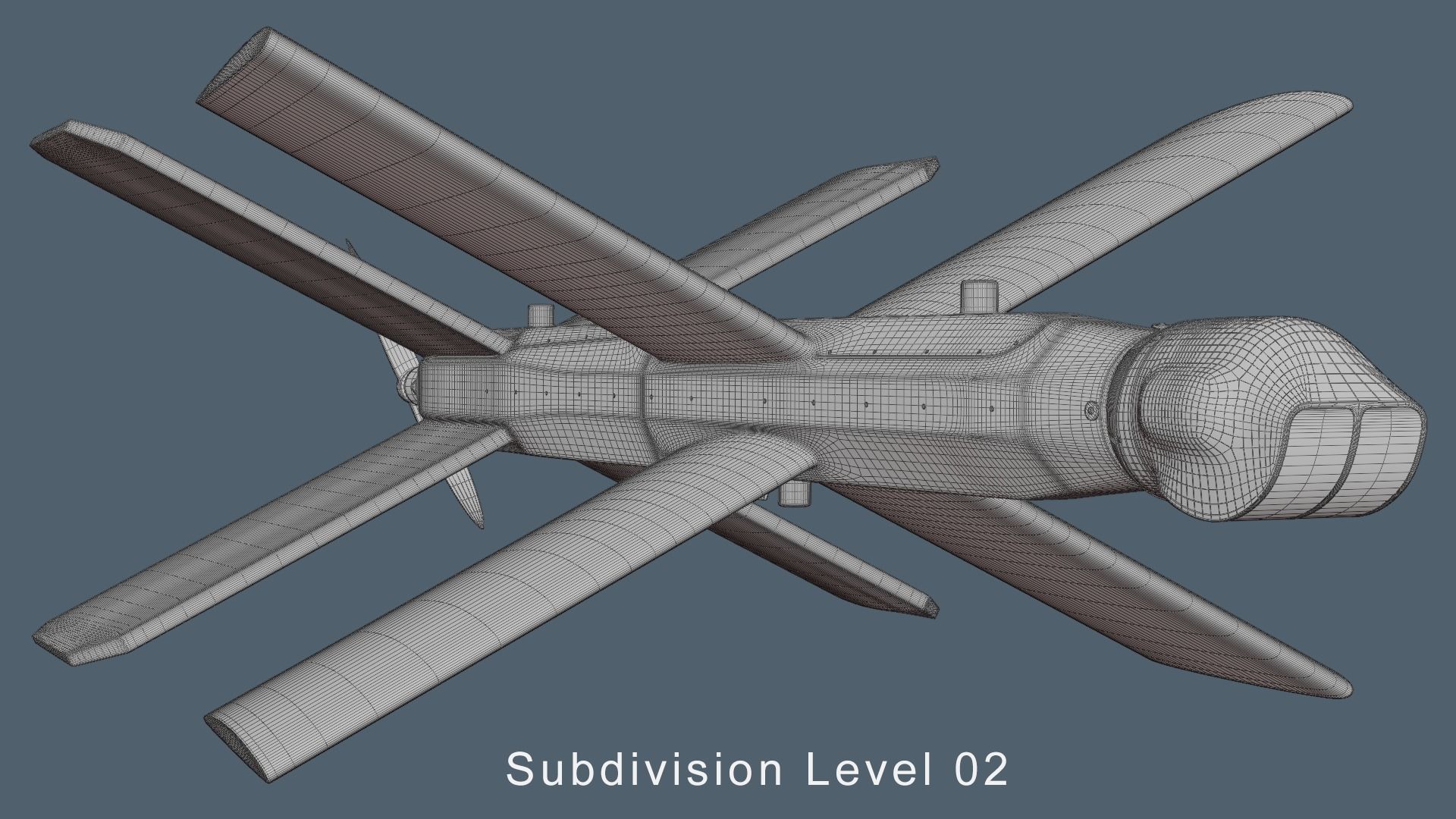 Lancet Drone High Poly 3D model | CGTrader