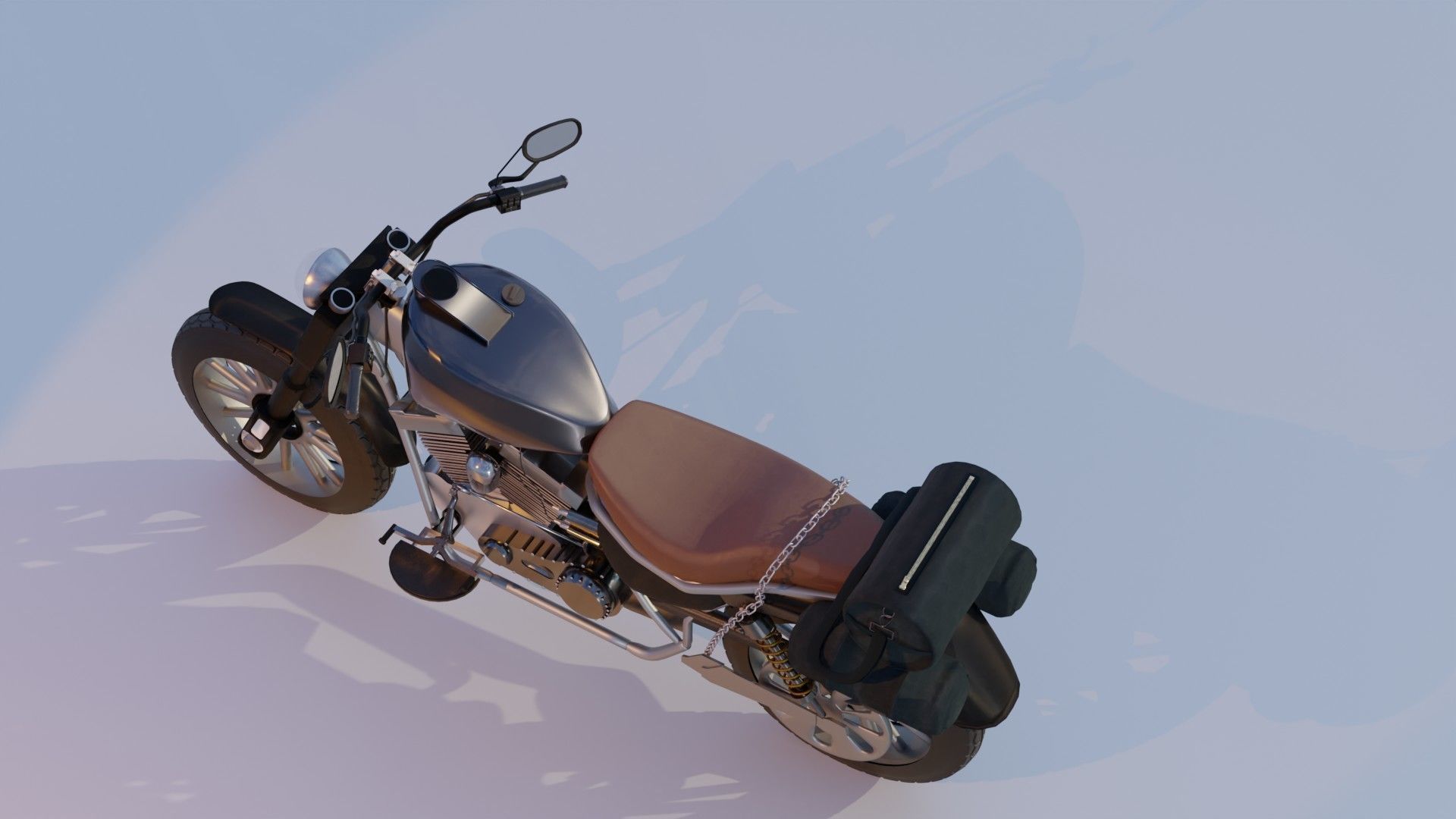 harley davidson moto bike 3D model | CGTrader
