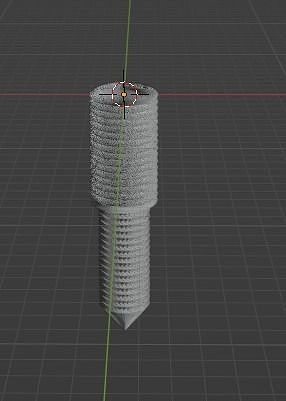 Bold screw 3D model 3D printable | CGTrader