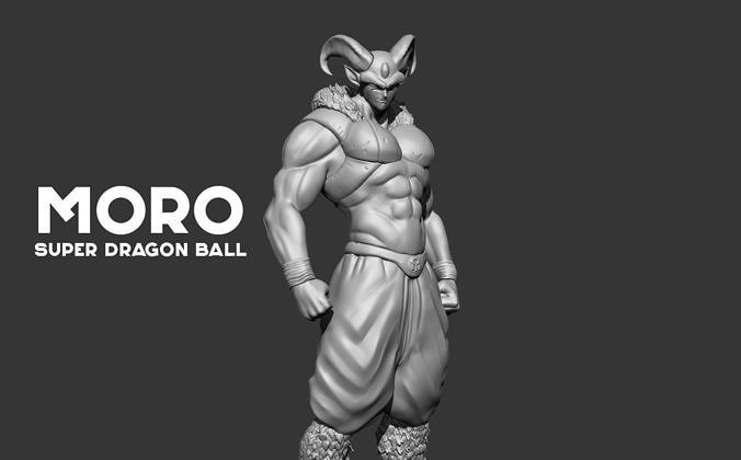 Moro - Dragon ball super 3D model 3D printable | CGTrader