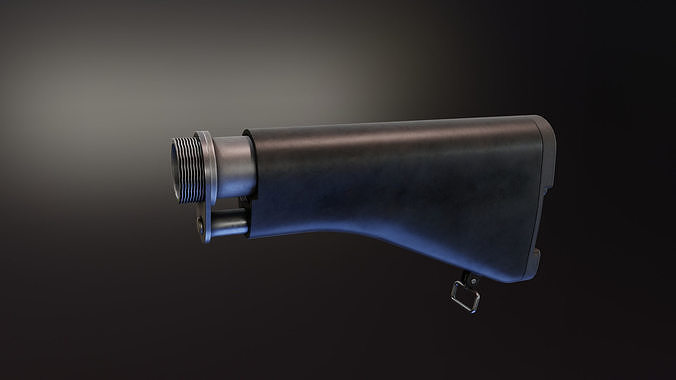 3D model Colt 607 Buttstock VR / AR / low-poly | CGTrader