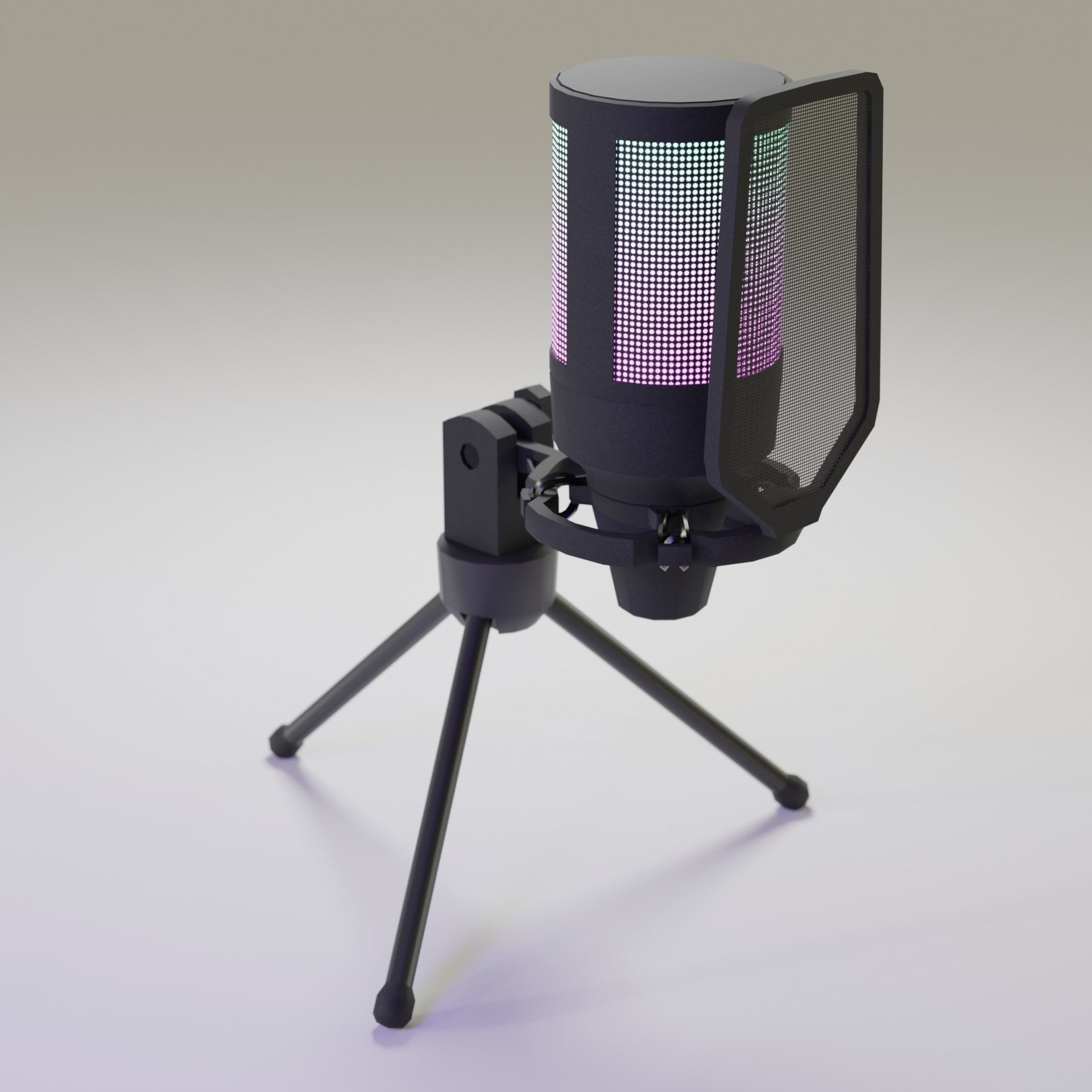 3D model Microphone VR / AR / low-poly | CGTrader