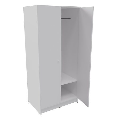 Simple Wardrobe IKEA Style 3D model | CGTrader
