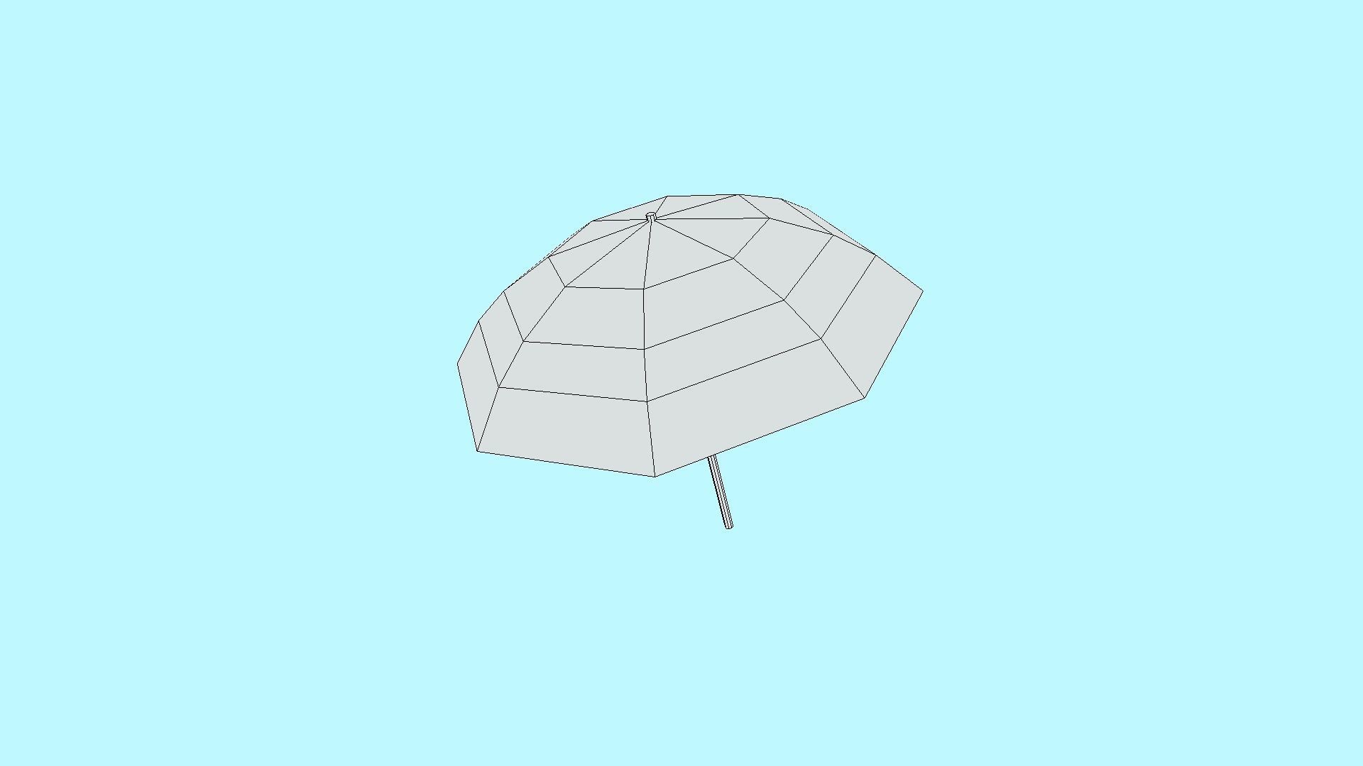 Beach Umbrella free VR / AR / low-poly 3D model | CGTrader