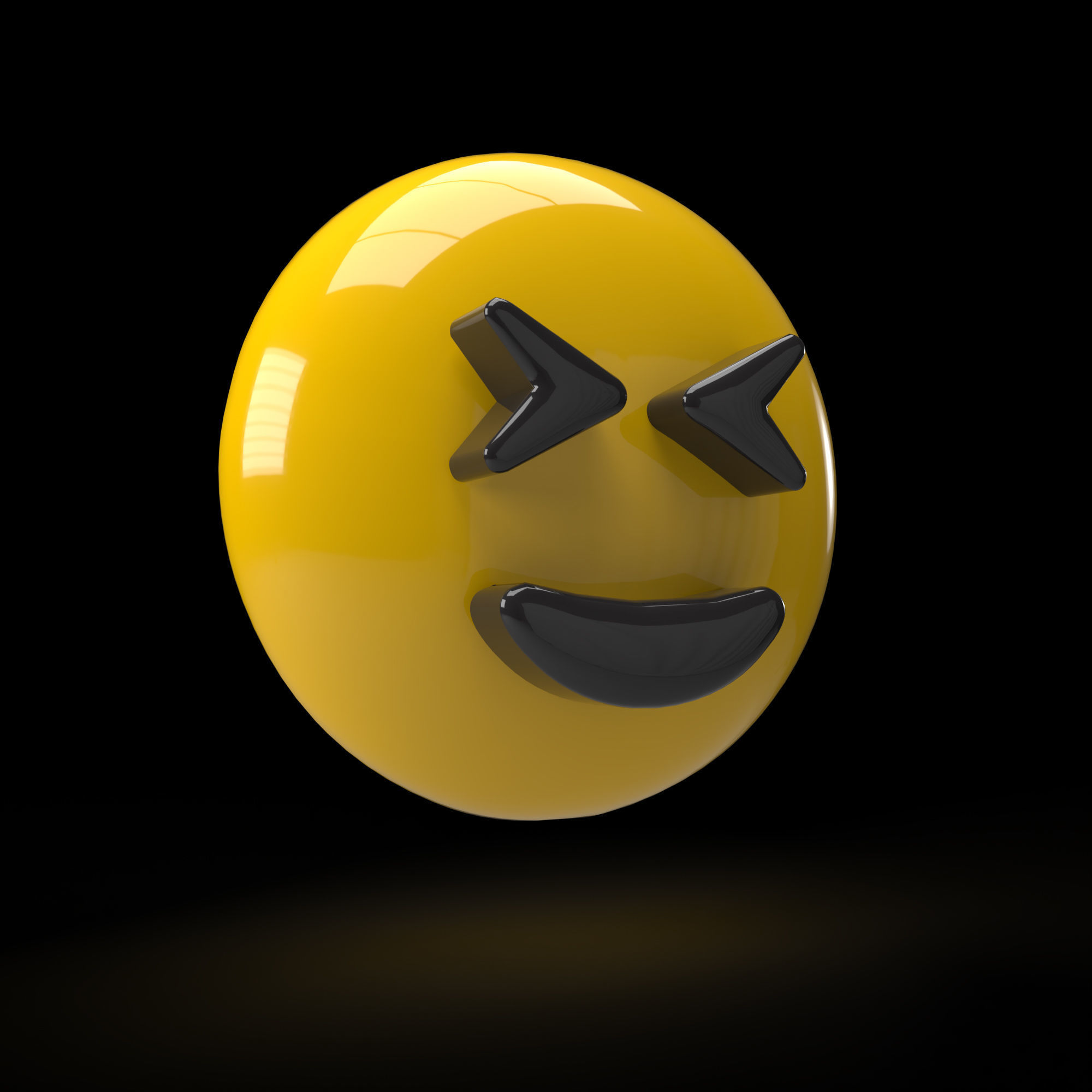 Awesome EMOJI FACE ICONS 3D V1 3D model | CGTrader
