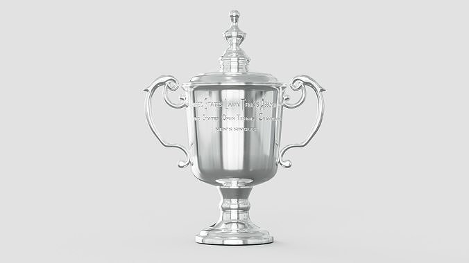 3D model US Open Mens Tennis Championship Trophy VR / AR / low-poly ...