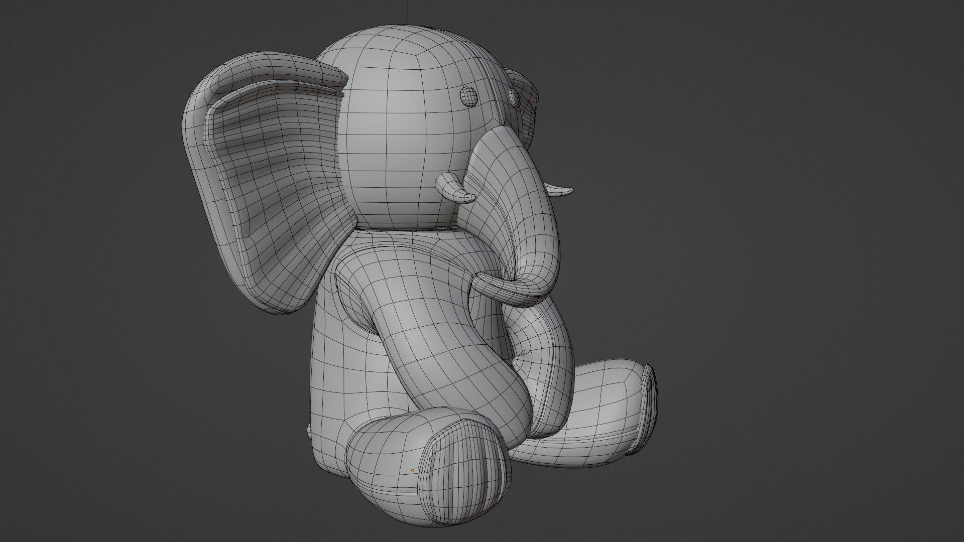 Elephant Plushie 3D model | CGTrader