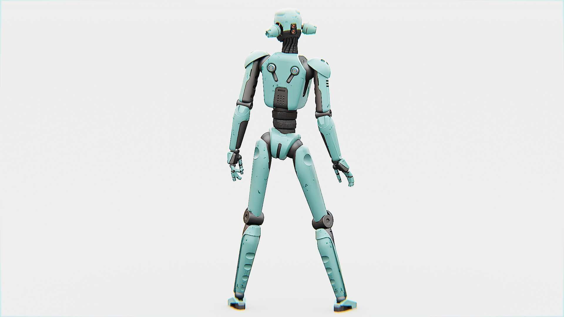 ANDROID JUNO FEMALE RIGGED 3D model rigged | CGTrader