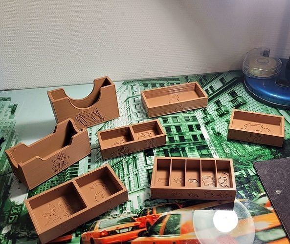 Arkham Horror Third Edition and Under Dark Waves boxes 3D model 3D ...