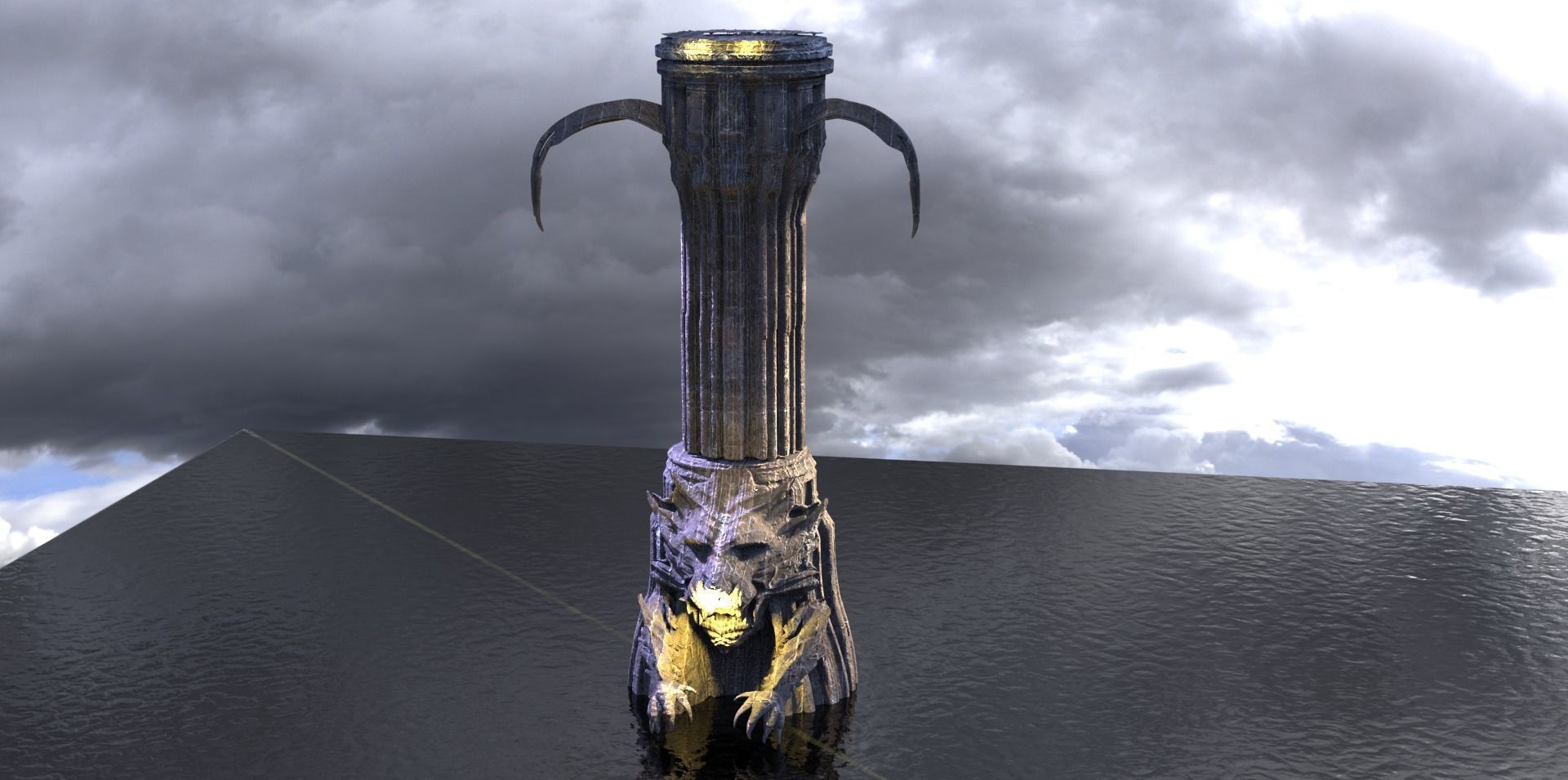 Beast Tower 4 3D model | CGTrader