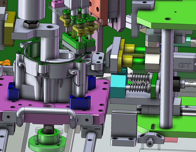 industrial 3D model cylinder hole testing machine 3D model | CGTrader