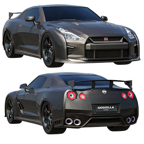 Nissan GTR R35 Godzilla 3D model | CGTrader