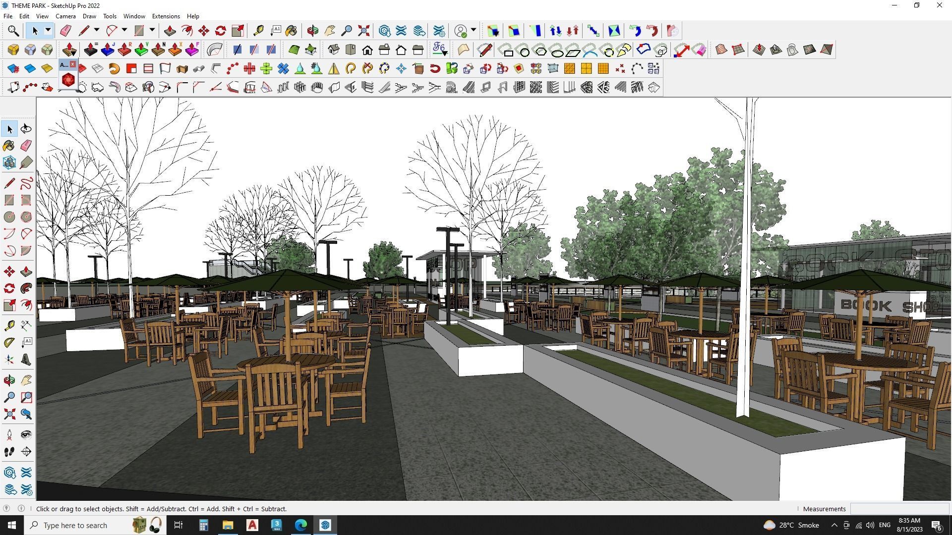 SketchUp landscape park 3D model | CGTrader