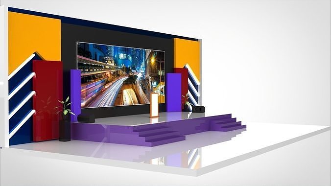 Stage 3D model | CGTrader