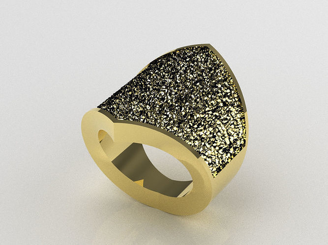 geometry ring 3D model 3D printable | CGTrader