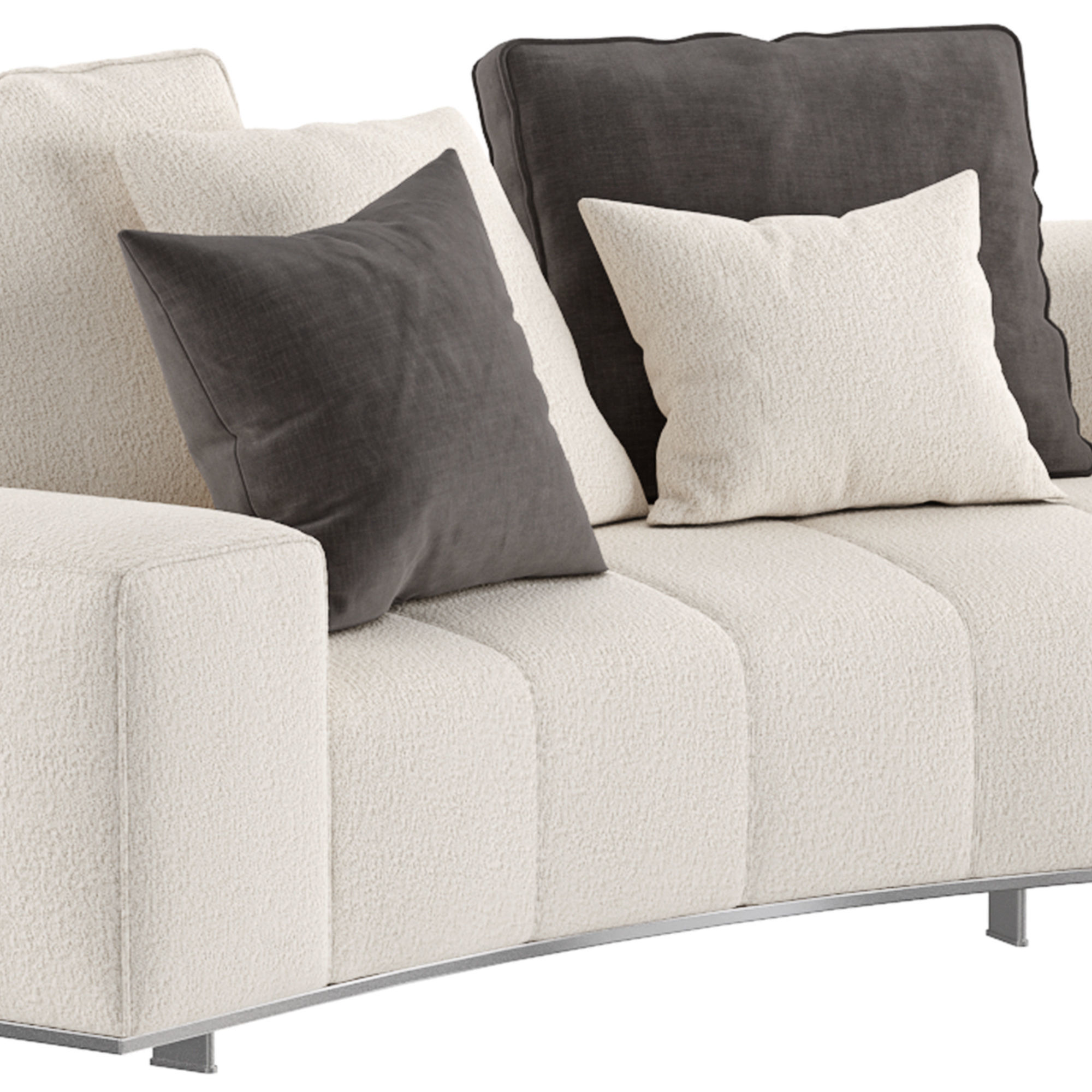 Goodman Rainbow Angled Sofa 3D model | CGTrader