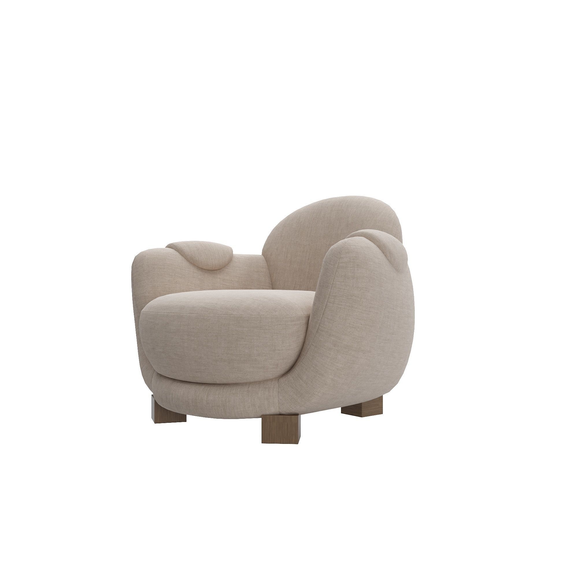 LEO SENTOU L D Armchair 3D model | CGTrader
