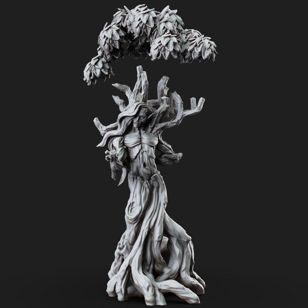 Dryad - 3D Printable TTRPG - PRESUPPORTED - 32mm Scale 3D model 3D ...