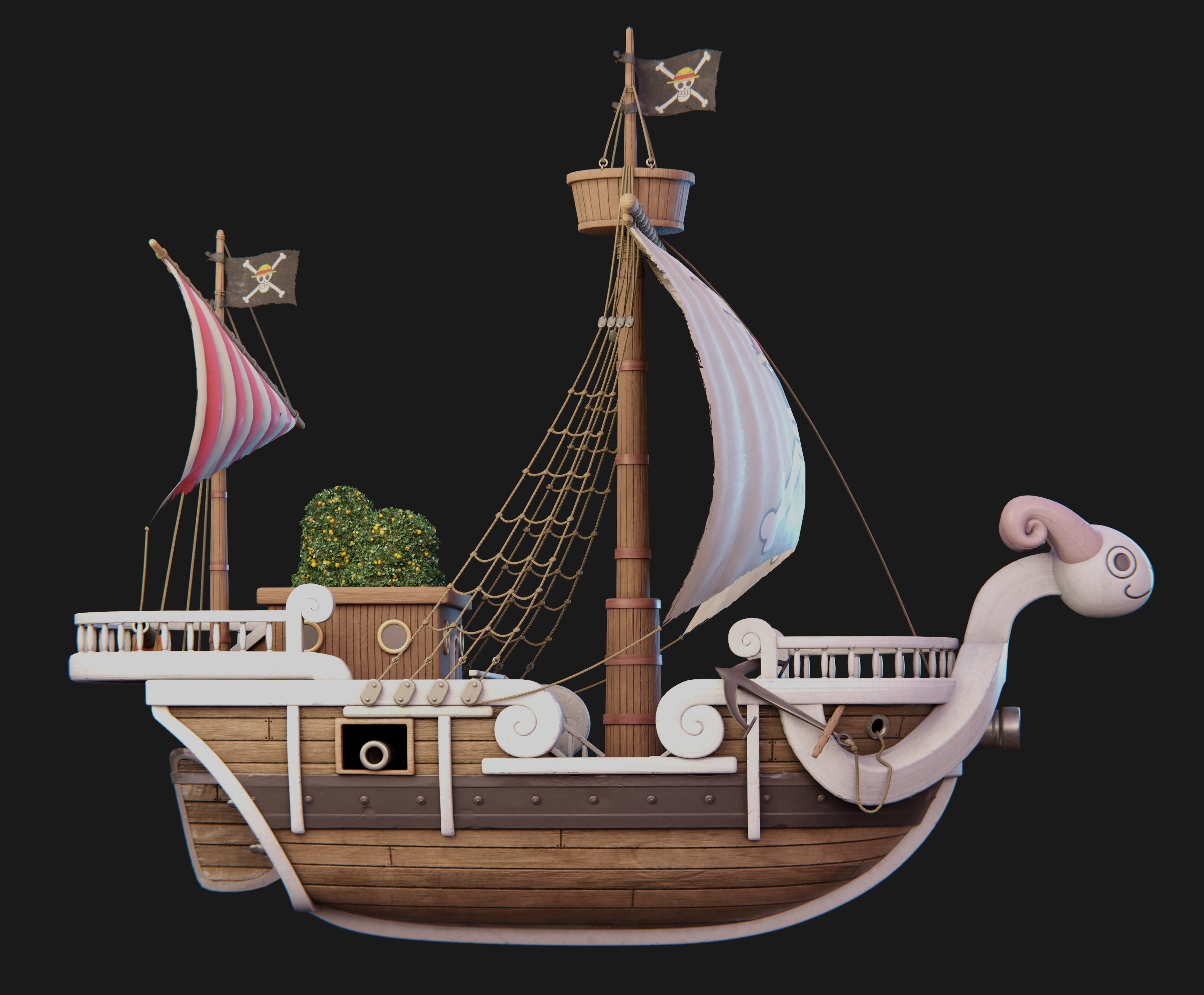 Going Merry from One Piece 3D model | CGTrader