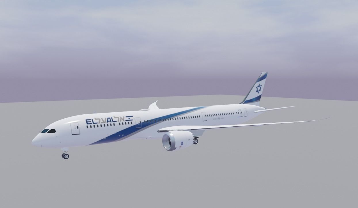 3D model Boeing 787-9 Multi livery pack 7 liveries VR / AR / low-poly ...