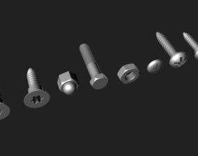 Screw bolt 3D Models | CGTrader
