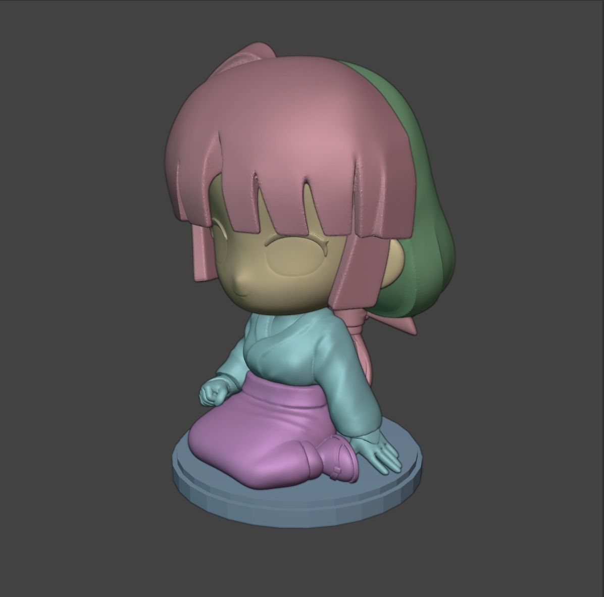 Sango from Inuyasha free 3D model 3D printable | CGTrader