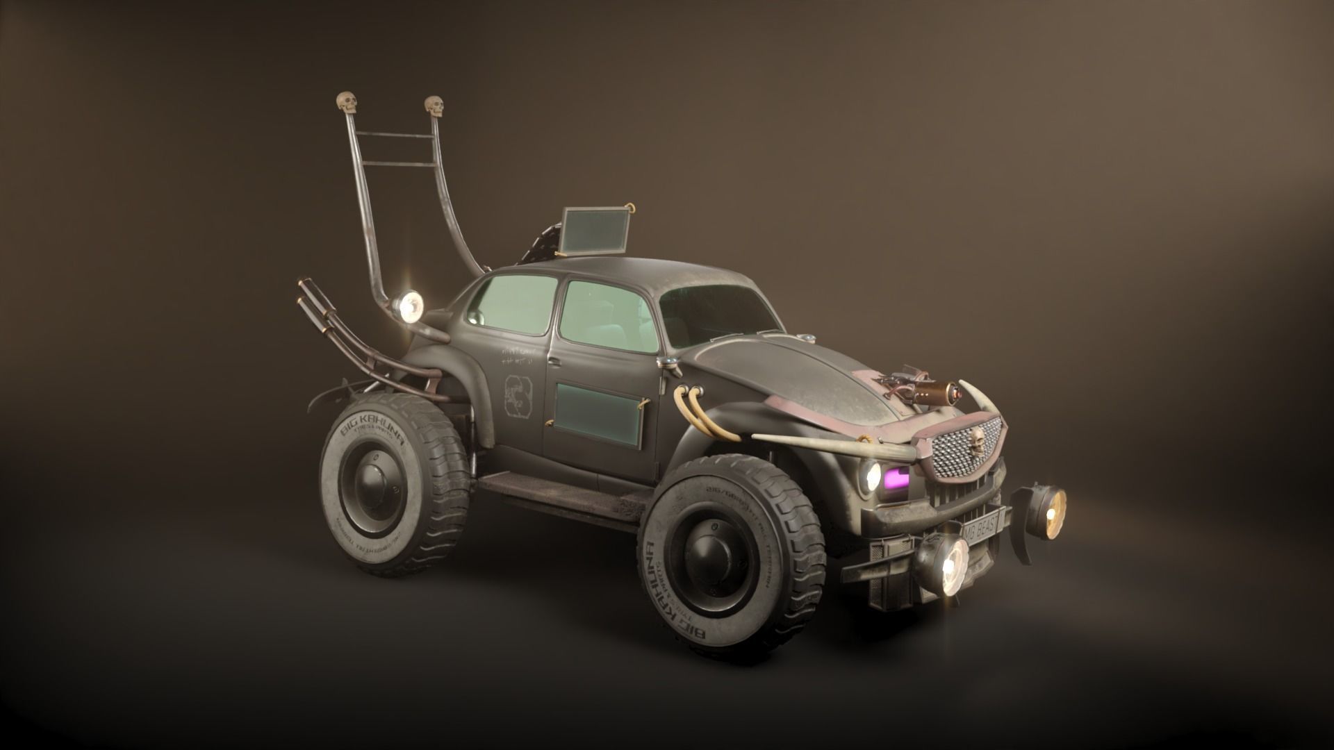 3D model Mad Max VW Dune Buggy VR / AR / low-poly | CGTrader