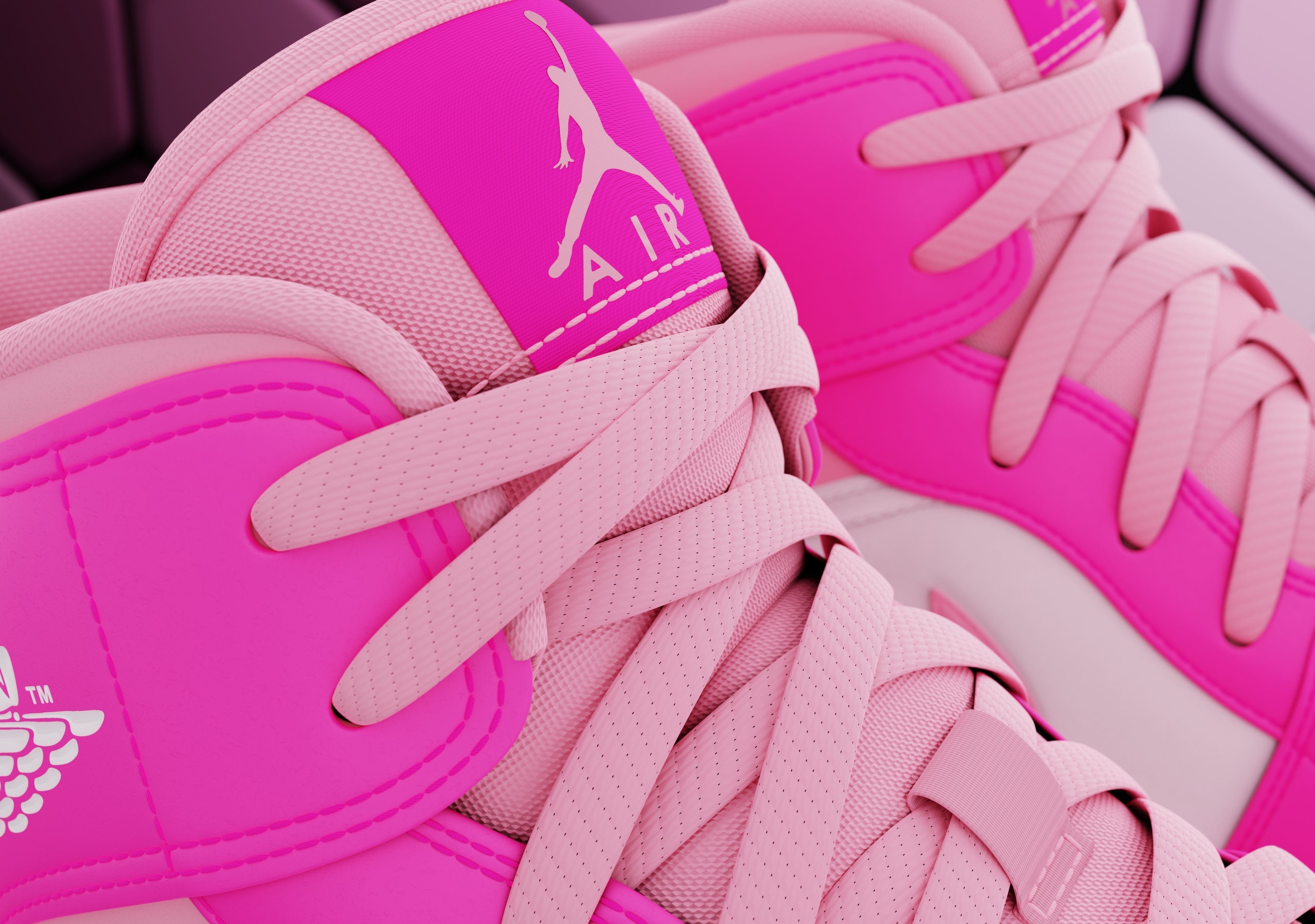 Air Jordan 1 Mid 3D model | CGTrader