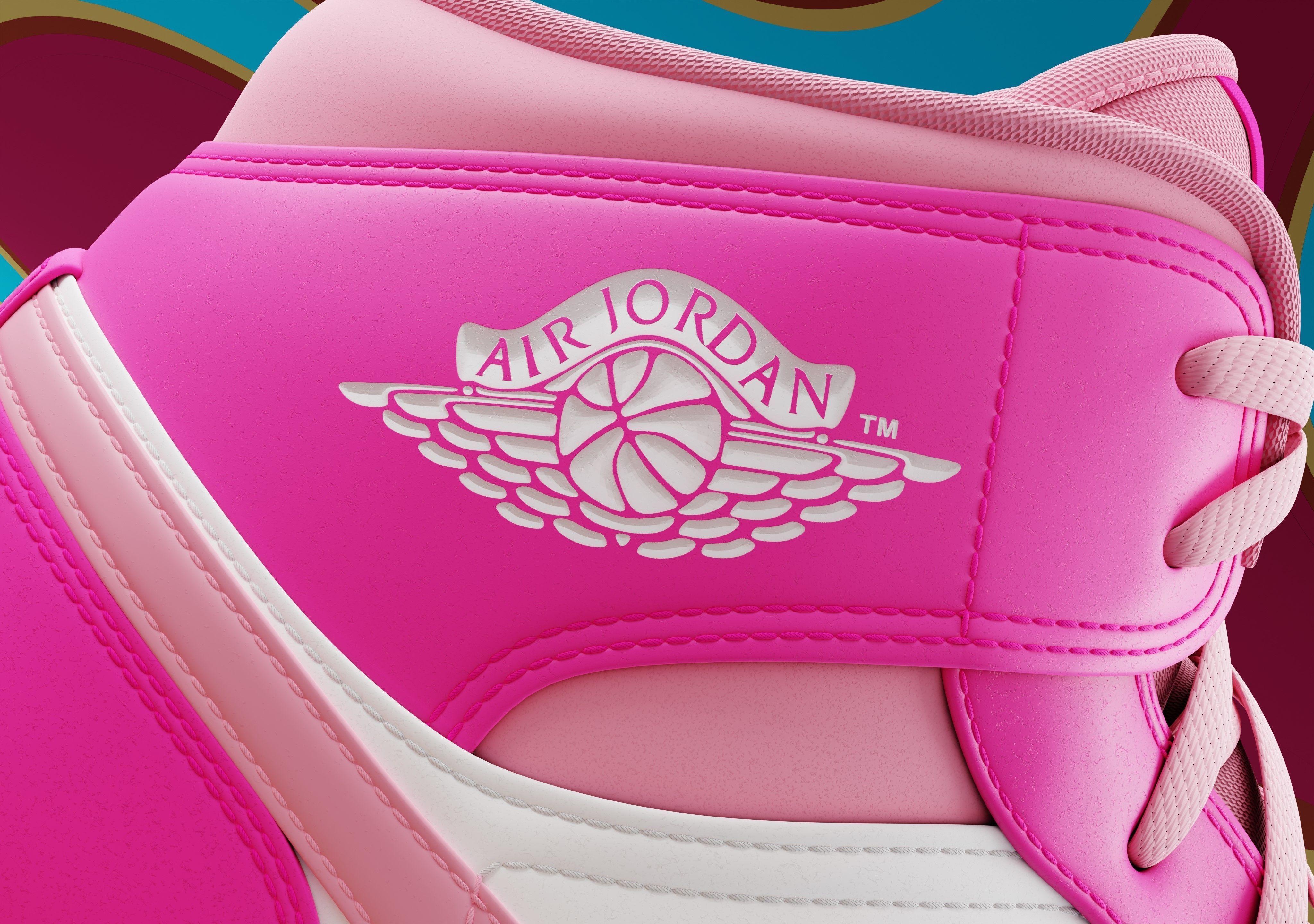 Air Jordan 1 Mid 3D model | CGTrader