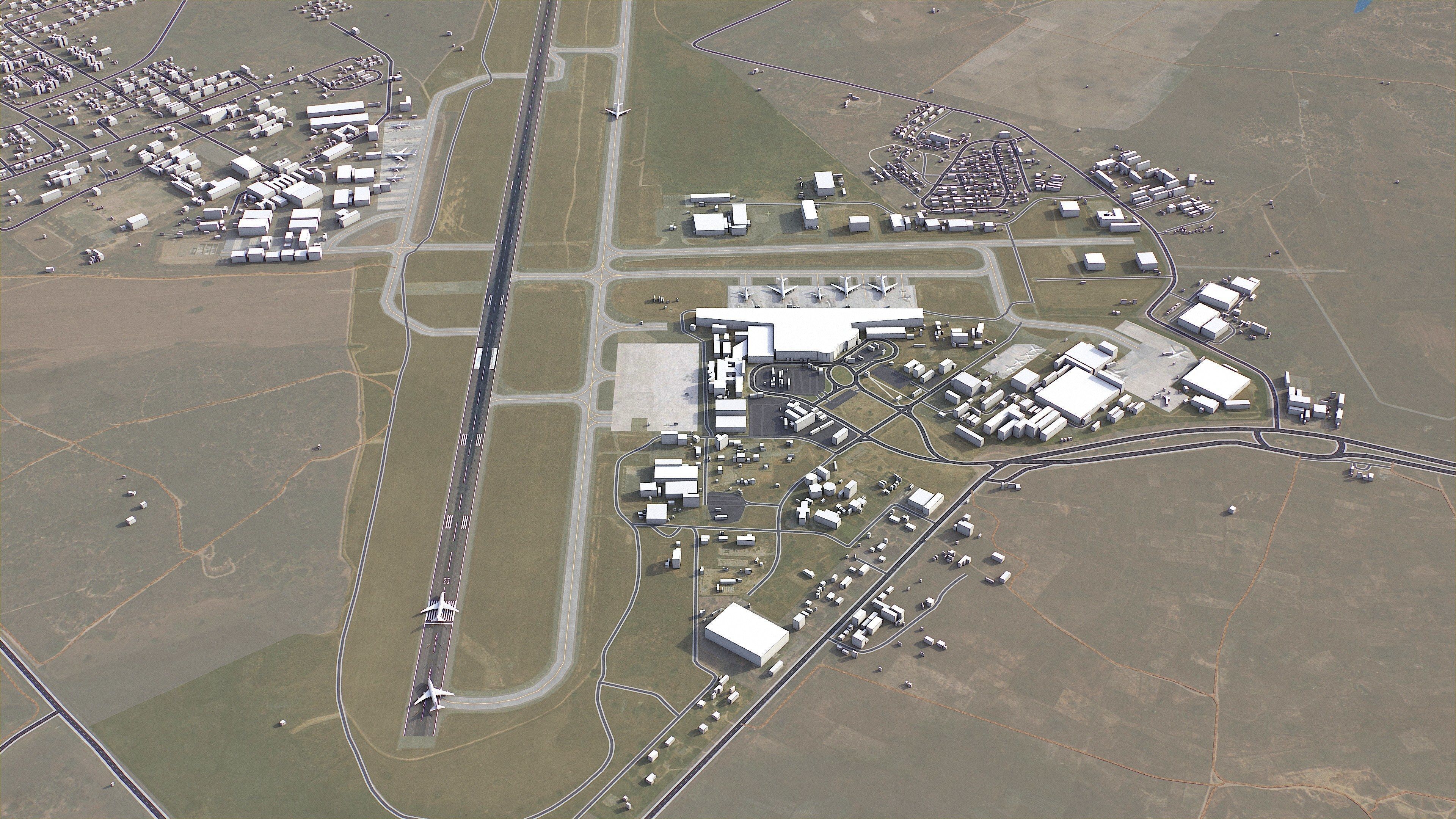 3D model Harare Airport VR / AR / low-poly | CGTrader