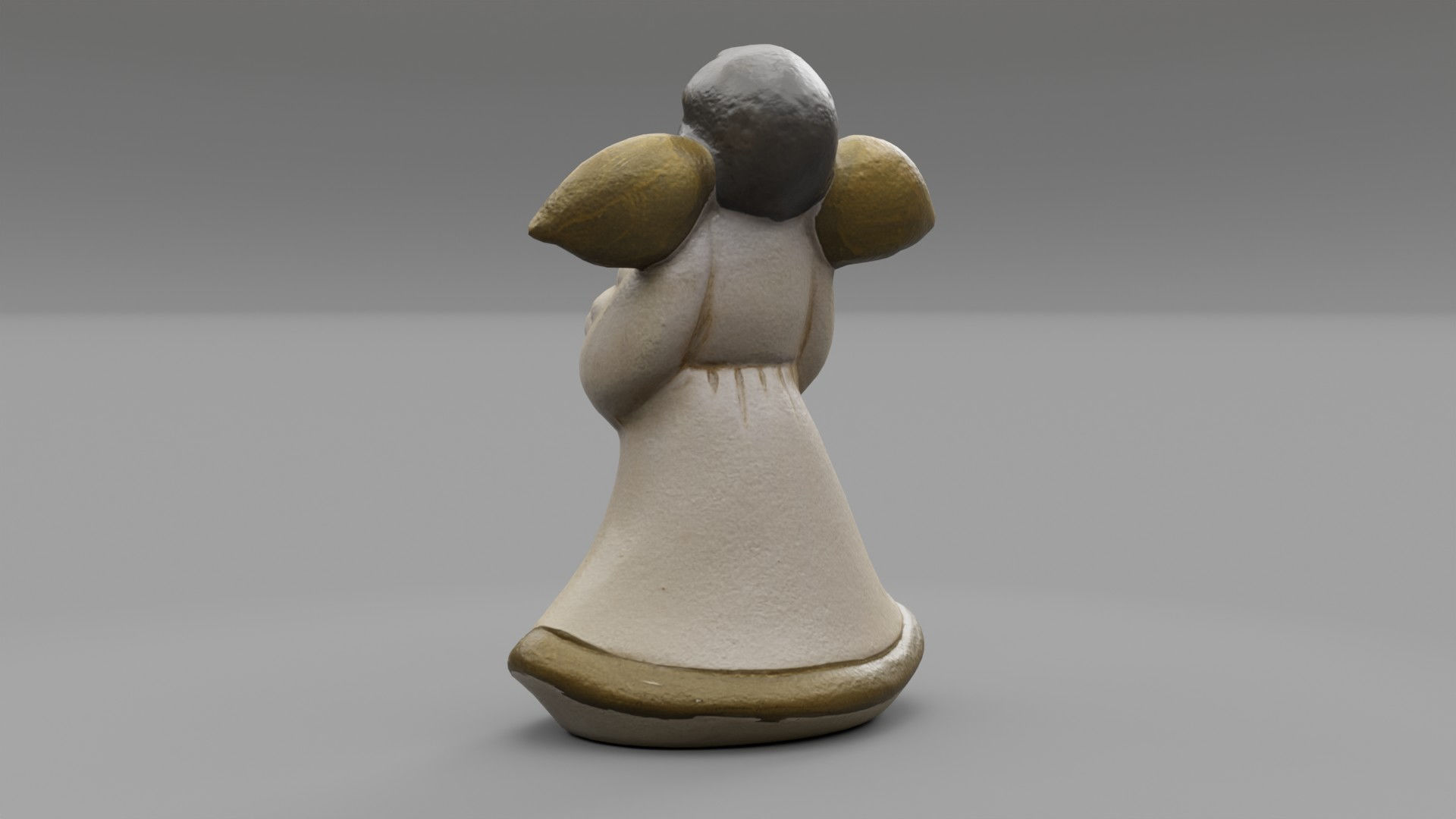 3D model Angel poor art statuette VR / AR / low-poly | CGTrader