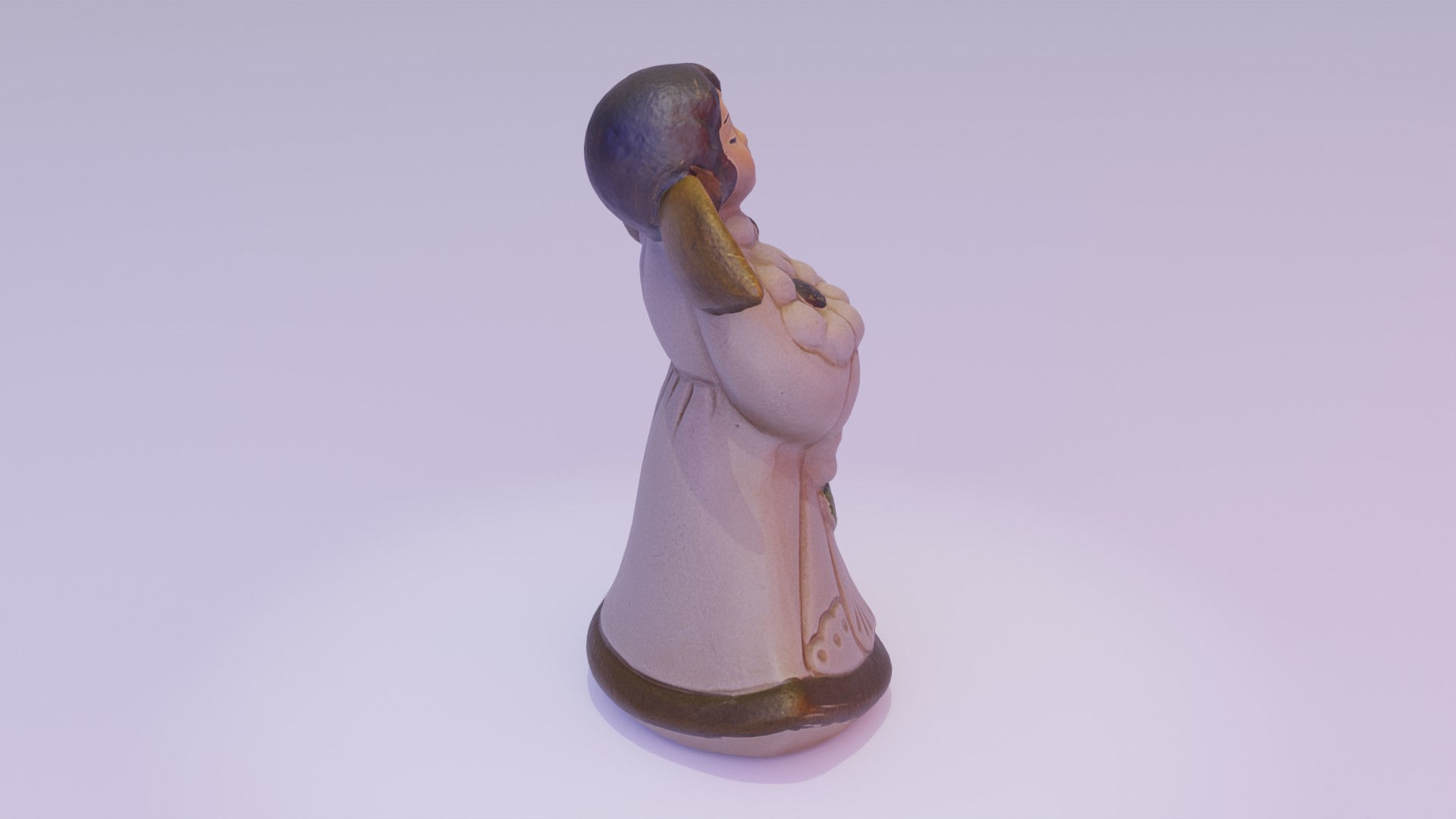 3D model Angel poor art statuette VR / AR / low-poly | CGTrader