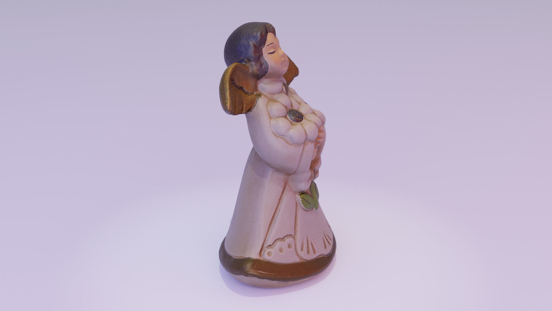 3D model Angel poor art statuette VR / AR / low-poly | CGTrader