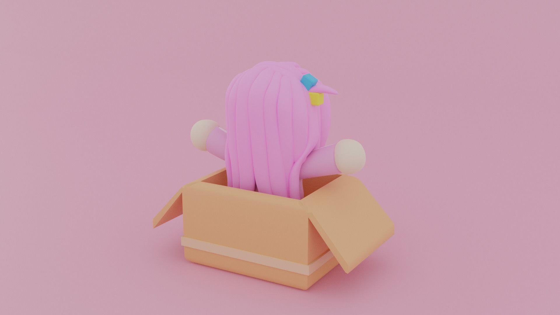 Bocchi in a box -- Bocchi the Rock - 3D Print Model 3D model 3D ...