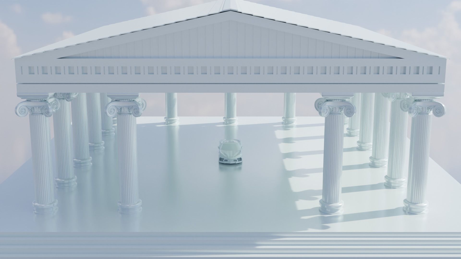Ancient temple 3D model 3D model | CGTrader