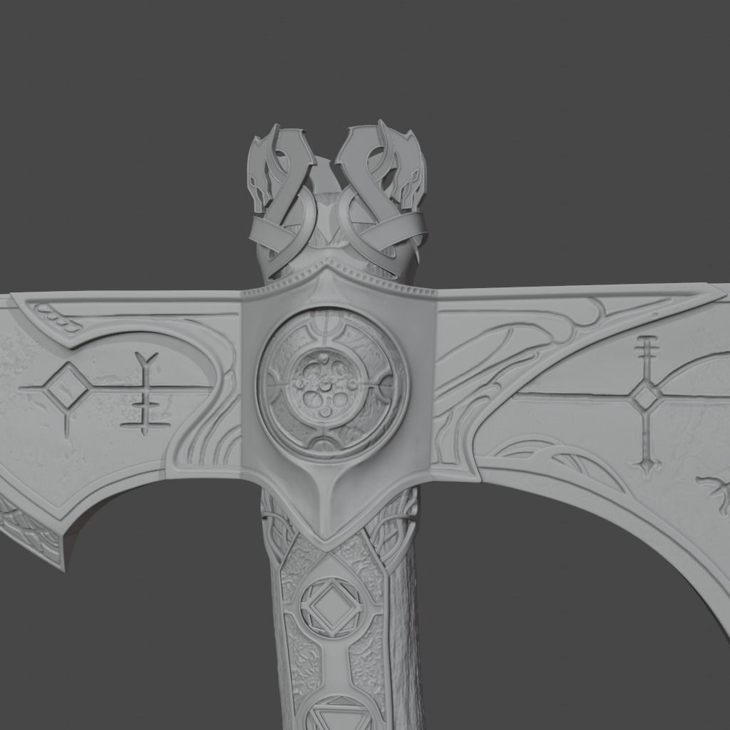 Leviathan axe God of war ragnarok printable 3d model 3D model 3D ...