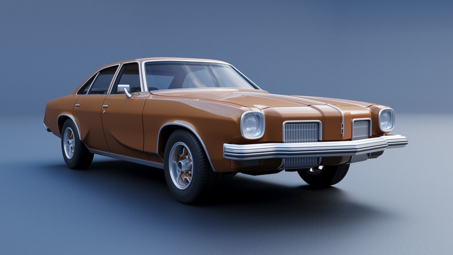 Oldsmobile Cutlass Salon 1973 3D model 3D printable | CGTrader