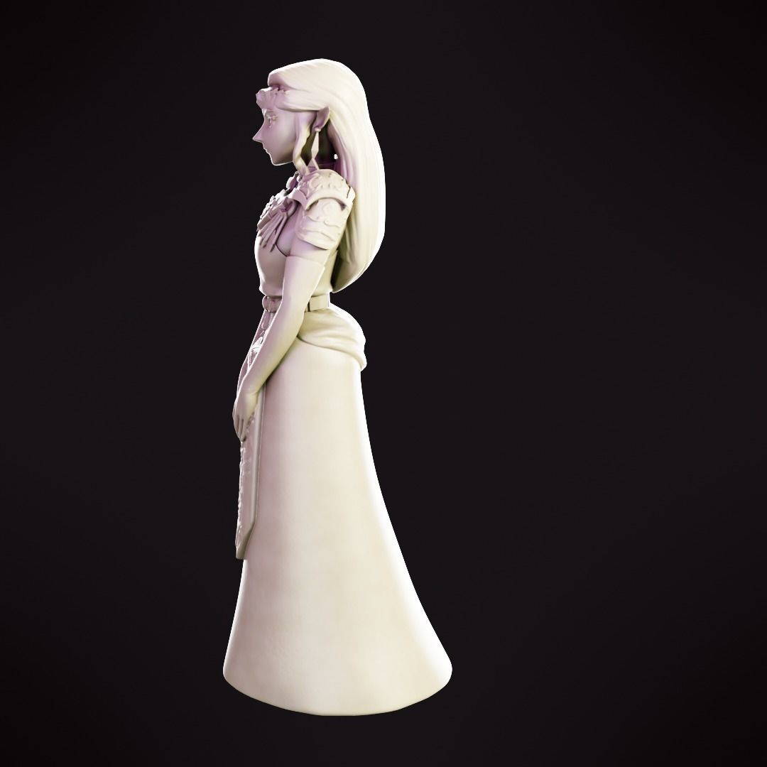 Princess Zelda - Ocarina of Time 3D model 3D printable | CGTrader